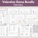 Valentine Game Printable Bundle, Printable Valentines Party Games, I ...