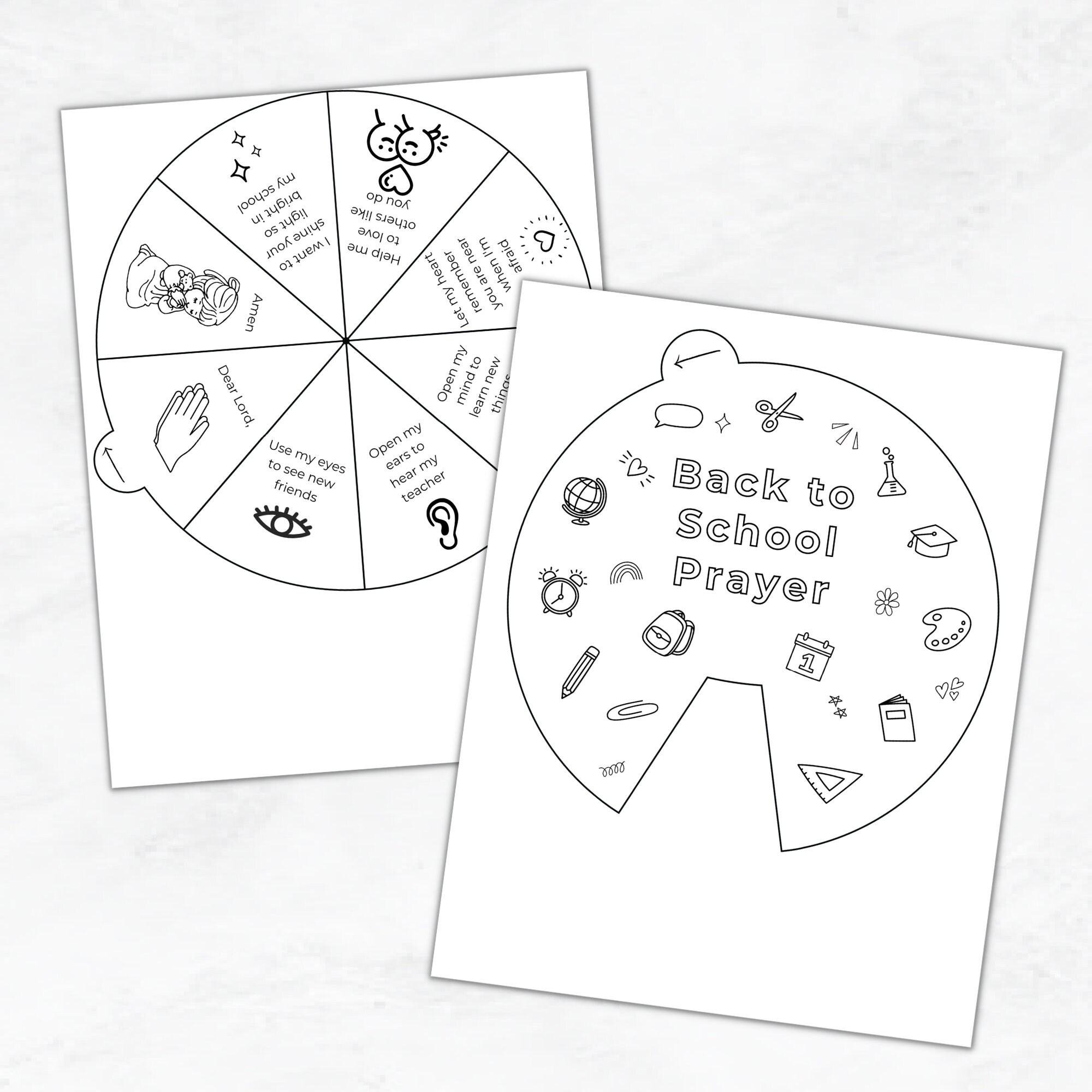 Prayer for Kids in School, Night Before School, Back to School Spin ...