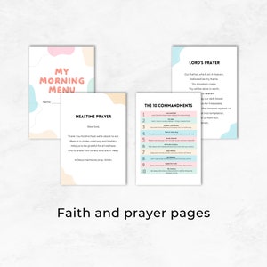 Morning Menu Kids, Homeschool Printable, Basic Homeschool, Christian ...