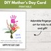 Mother's Day Handprint Flowers Gift Printable, Kids Handprint Art ...