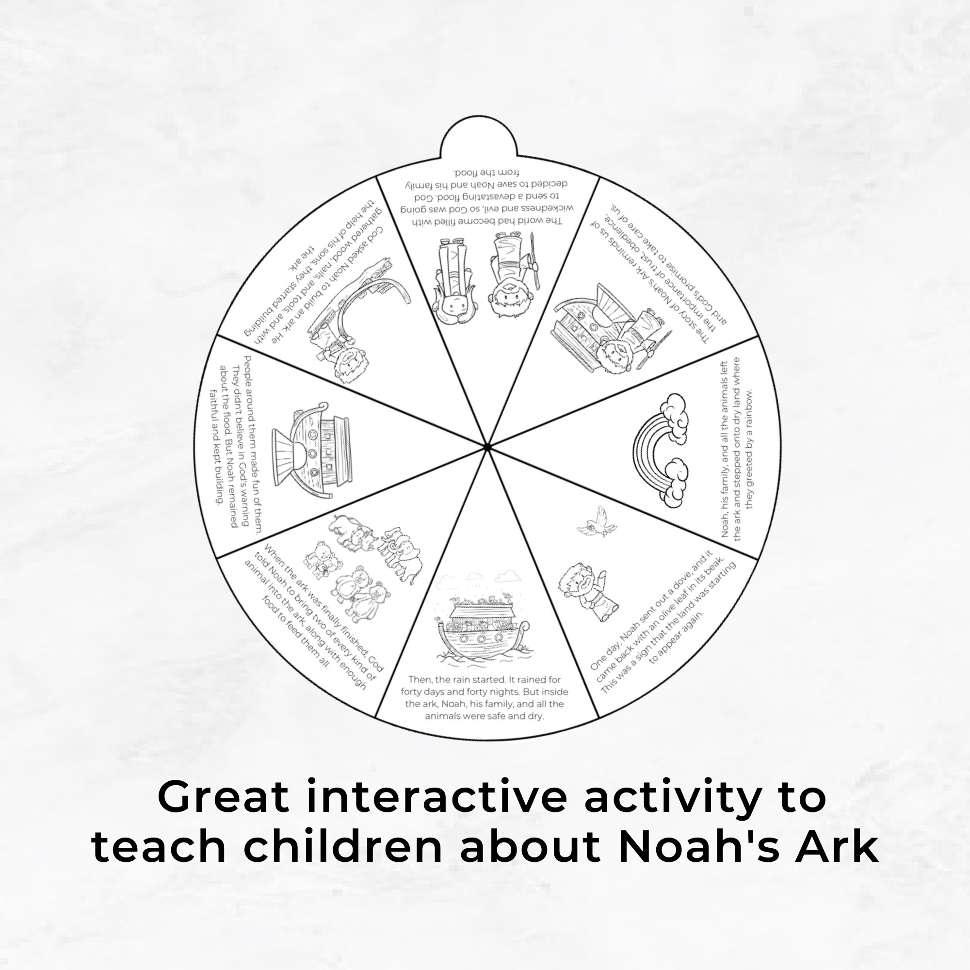 Kids Bible Verses Activity Pages, Coloring Spin Wheel, Activity ...