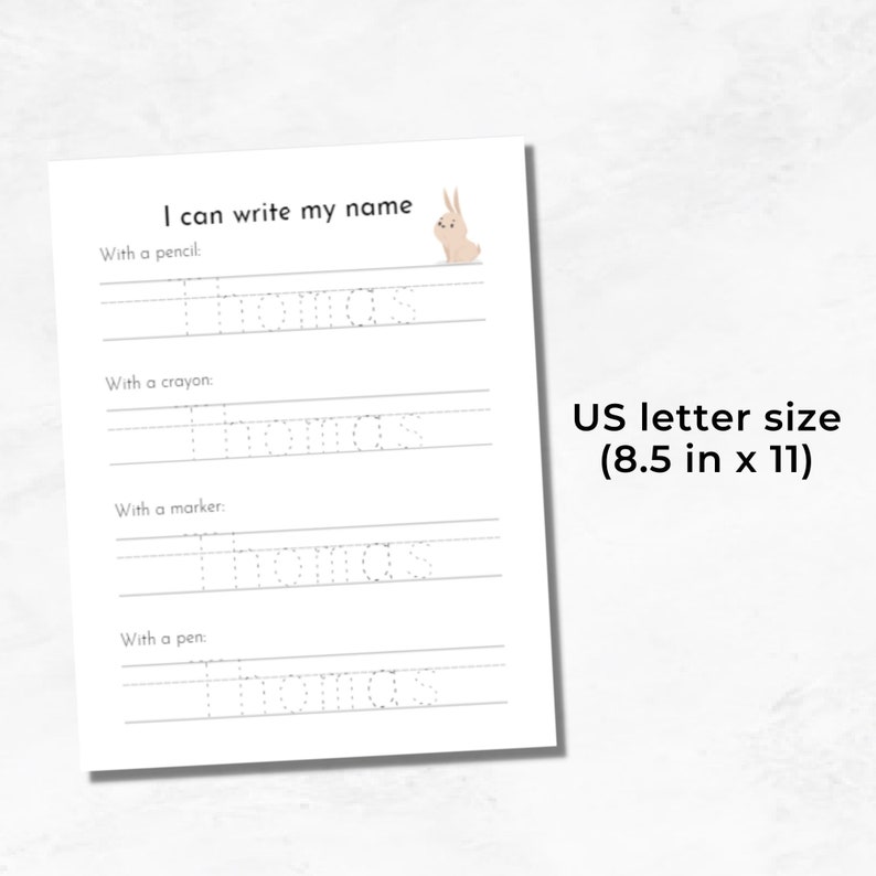 Preschool Worksheets Name Tracing, Kids Writing Practice Sheets ...
