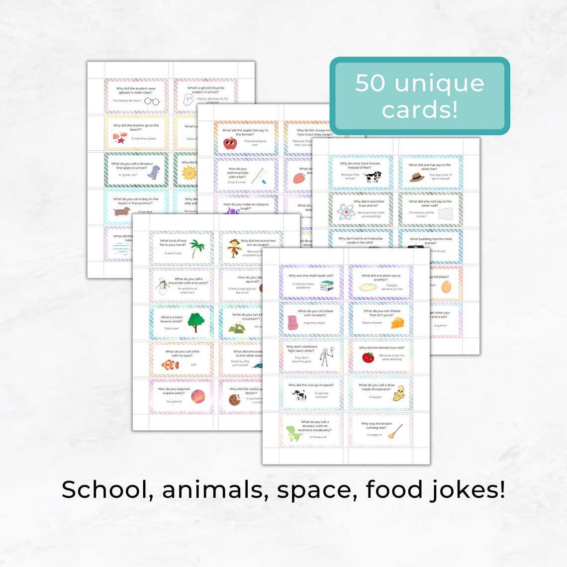 Back to School Lunch Box Notes, Funny Notes for Kids' Lunches, Lunch ...