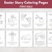 Easter Story Coloring Pages, Religious Easter Story for Kids, He is ...