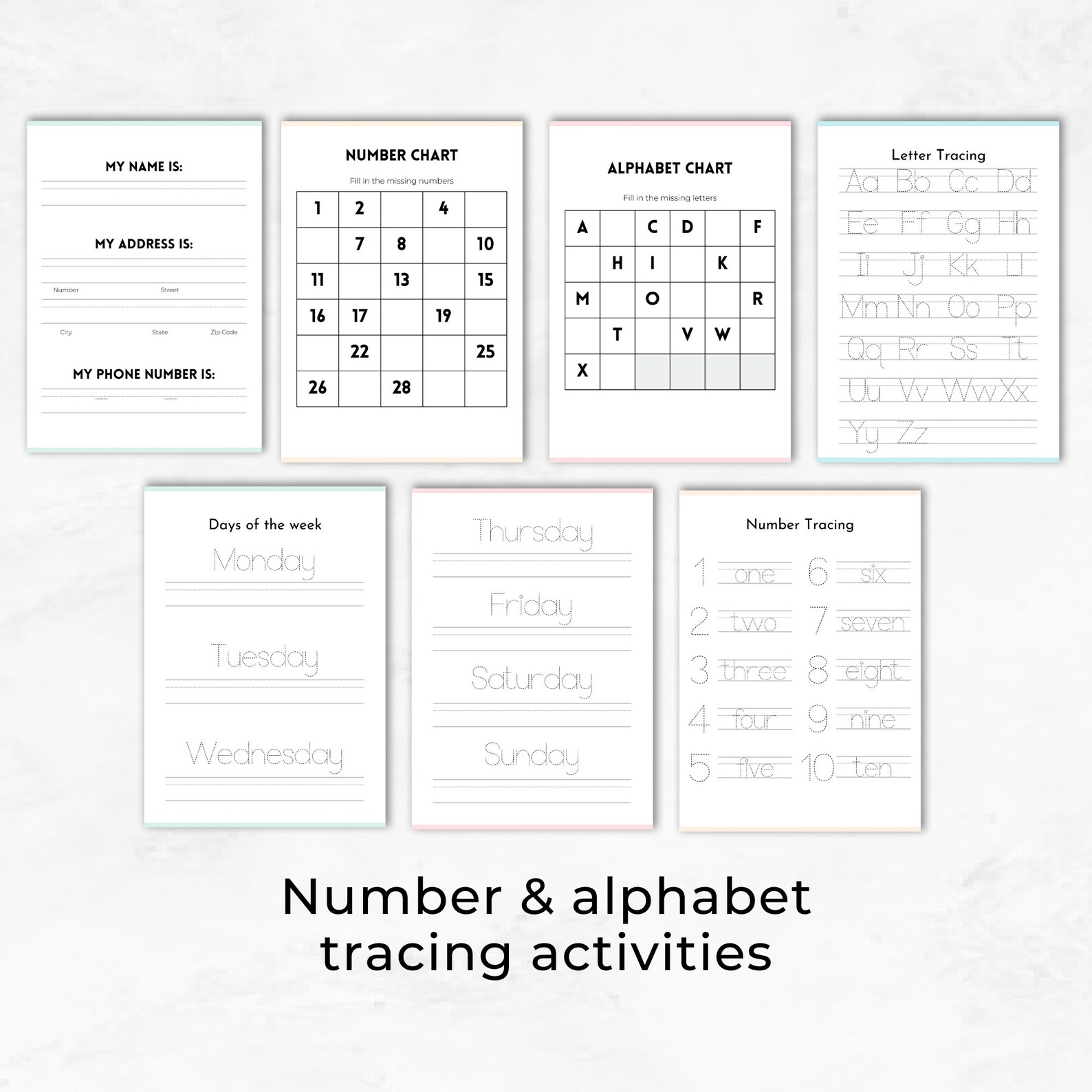 Morning Menu Kids, Homeschool Printable, Basic Homeschool, Christian ...