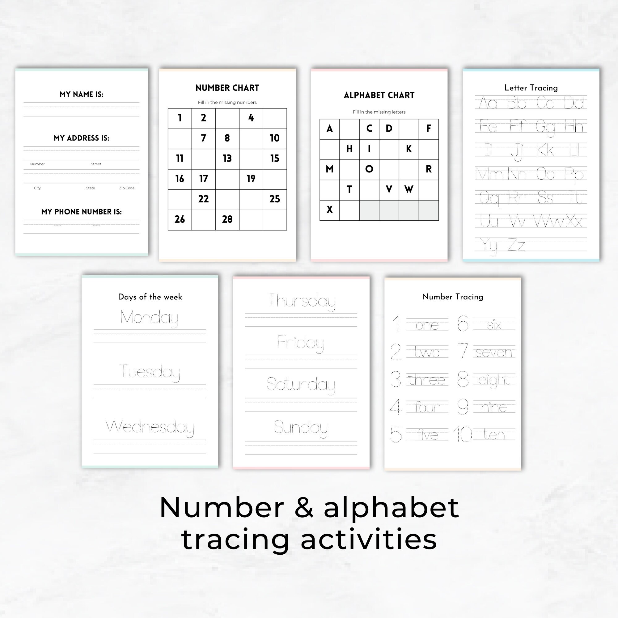 Morning Menu Kids, Homeschool Printable, Basic Homeschool, Christian ...