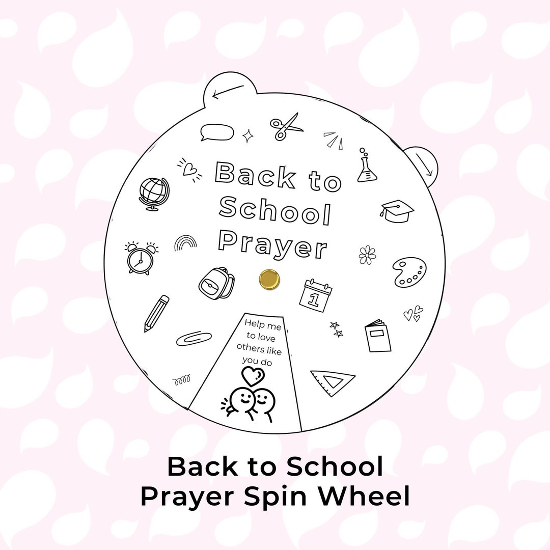 Prayer for Kids in School, Night Before School, Back to School Spin ...