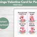 Flamingo Valentine Cards Printable for Pencils, DIY Valentine Cards for ...
