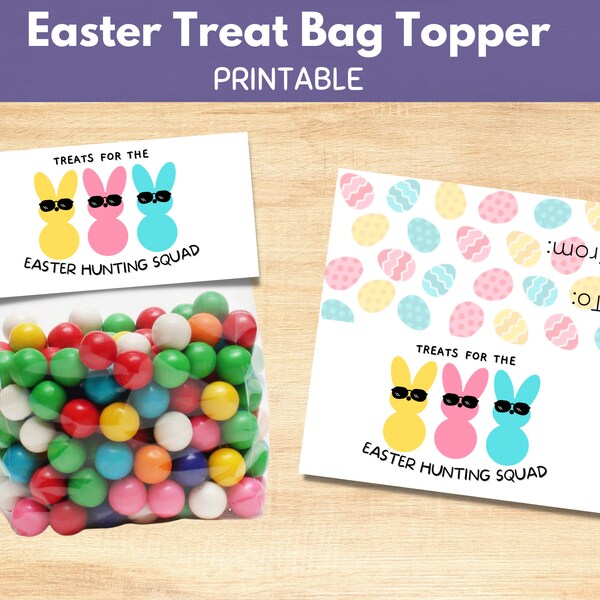 Easter Bag Toppers - Etsy