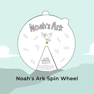 Kids Bible Verses Activity Pages, Coloring Spin Wheel, Activity ...