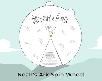 Zacchaeus, Printable Bible Coloring Wheel, Sunday School Craft, Kids ...