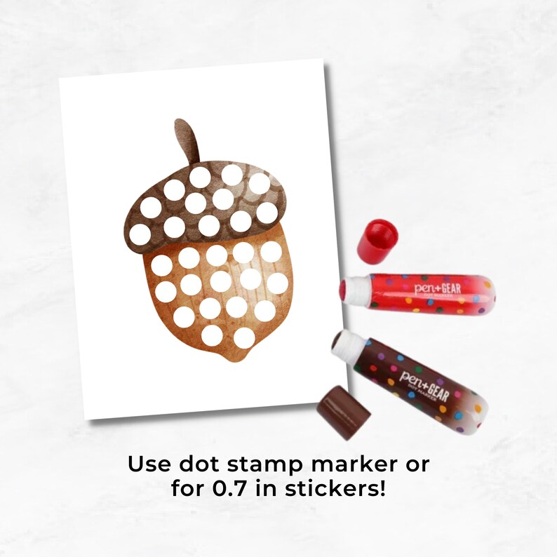 Preschool Do a Dot Art Printables, Fall Halloween Dot Stickers Activity ...
