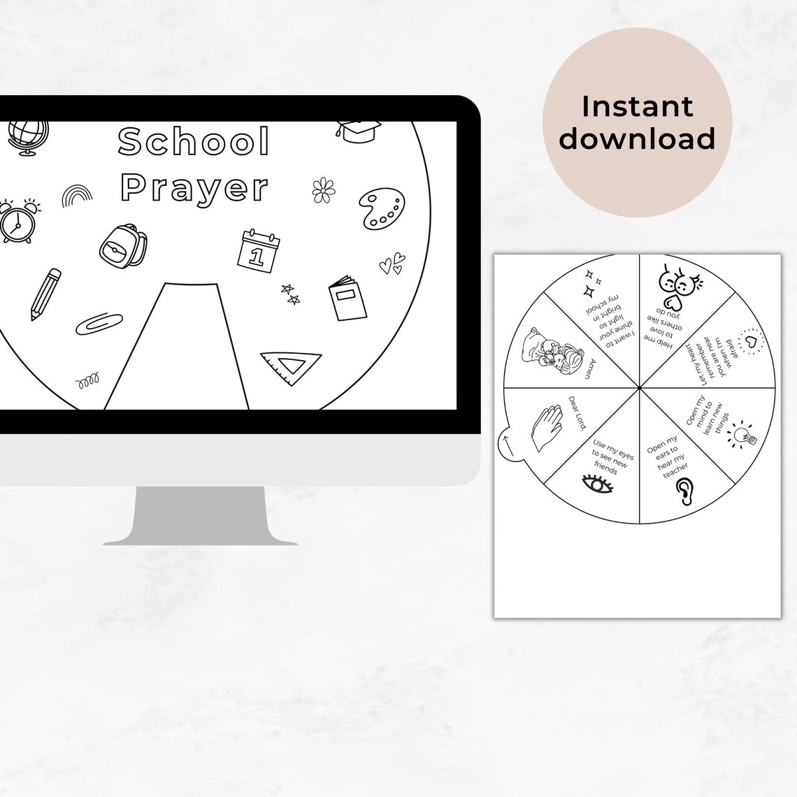 Prayer for Kids in School, Night Before School, Back to School Spin ...