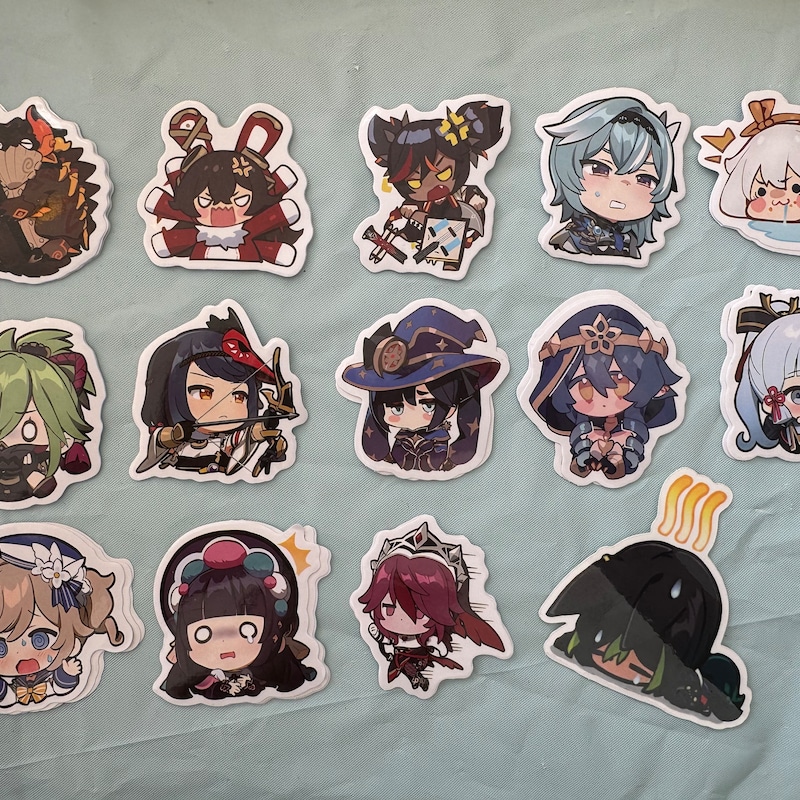 Genshin Stickers - Etsy