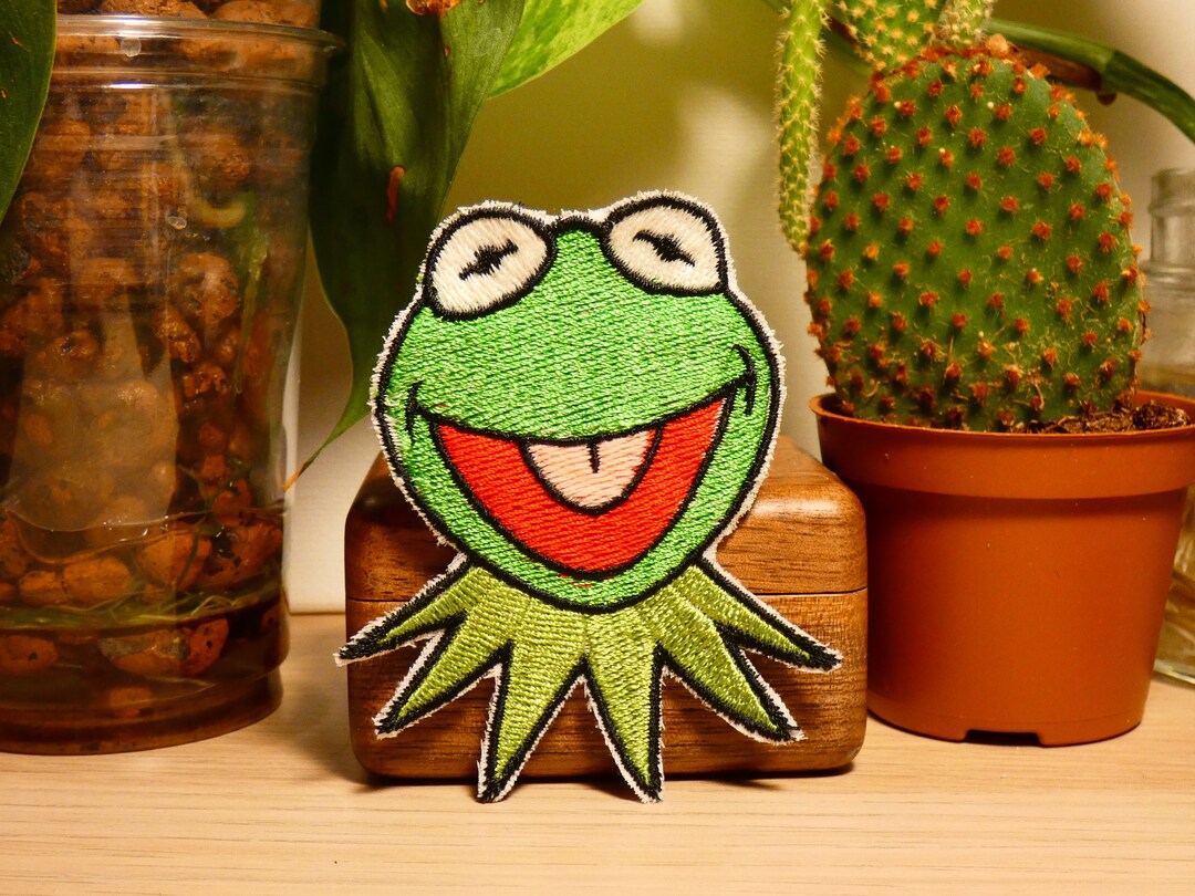 Muppet Frog Embroidery Patch - Etsy