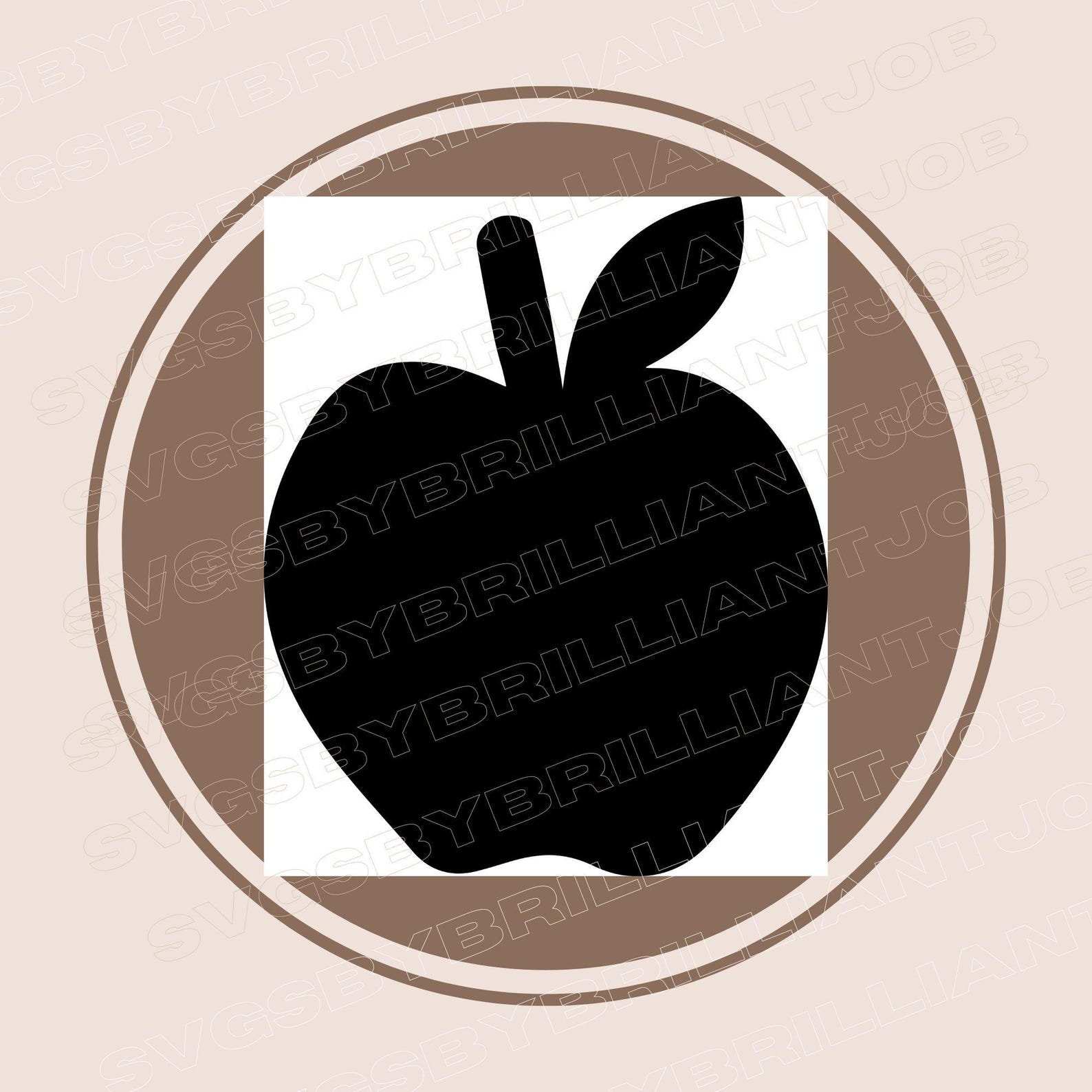 Apple Svg, Apple Digital File, Apple Logo Svg Teacher Apple Nature ...
