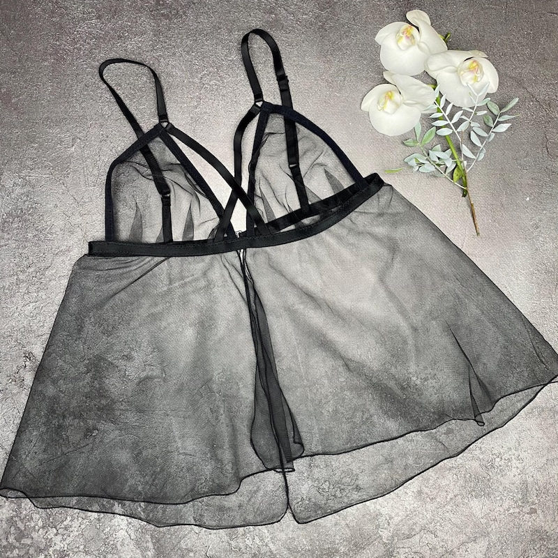 Transparent Babydoll Nightgown - Etsy