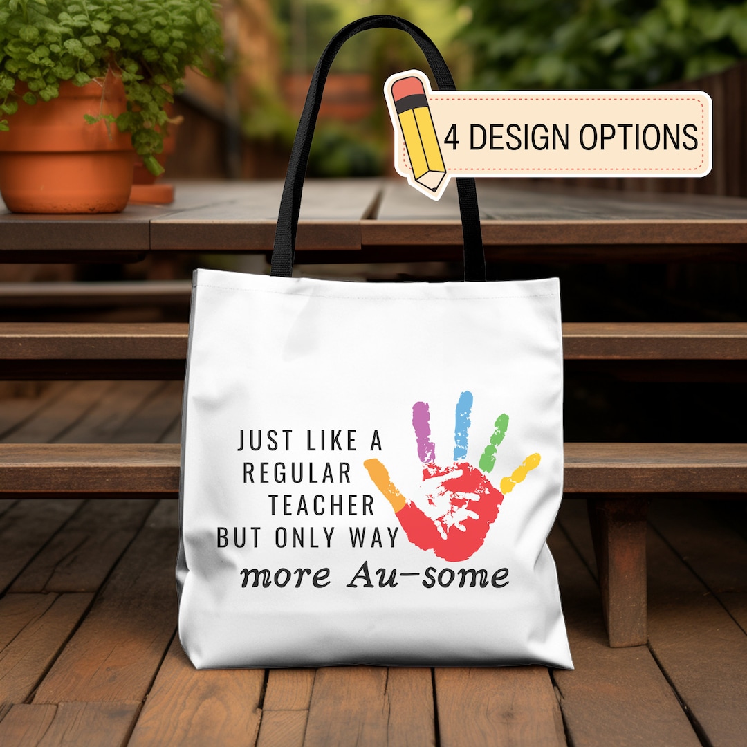 Custom Teacher Tote Bag, Personalized Teacher Gift for SPED Teachers ...
