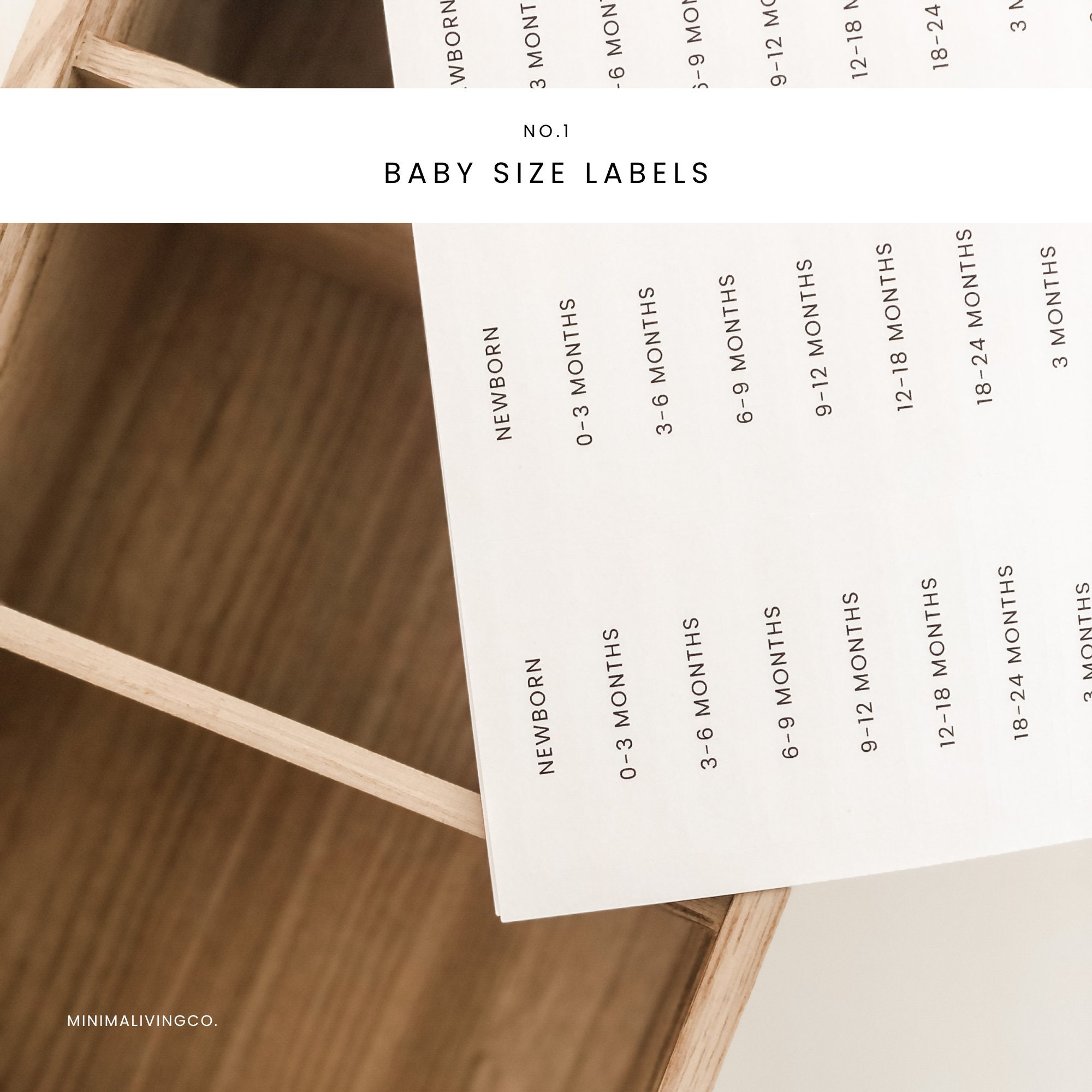 Label Bundle / Baby Size Labels, Baby Essentials Labels, Baby Clothes ...