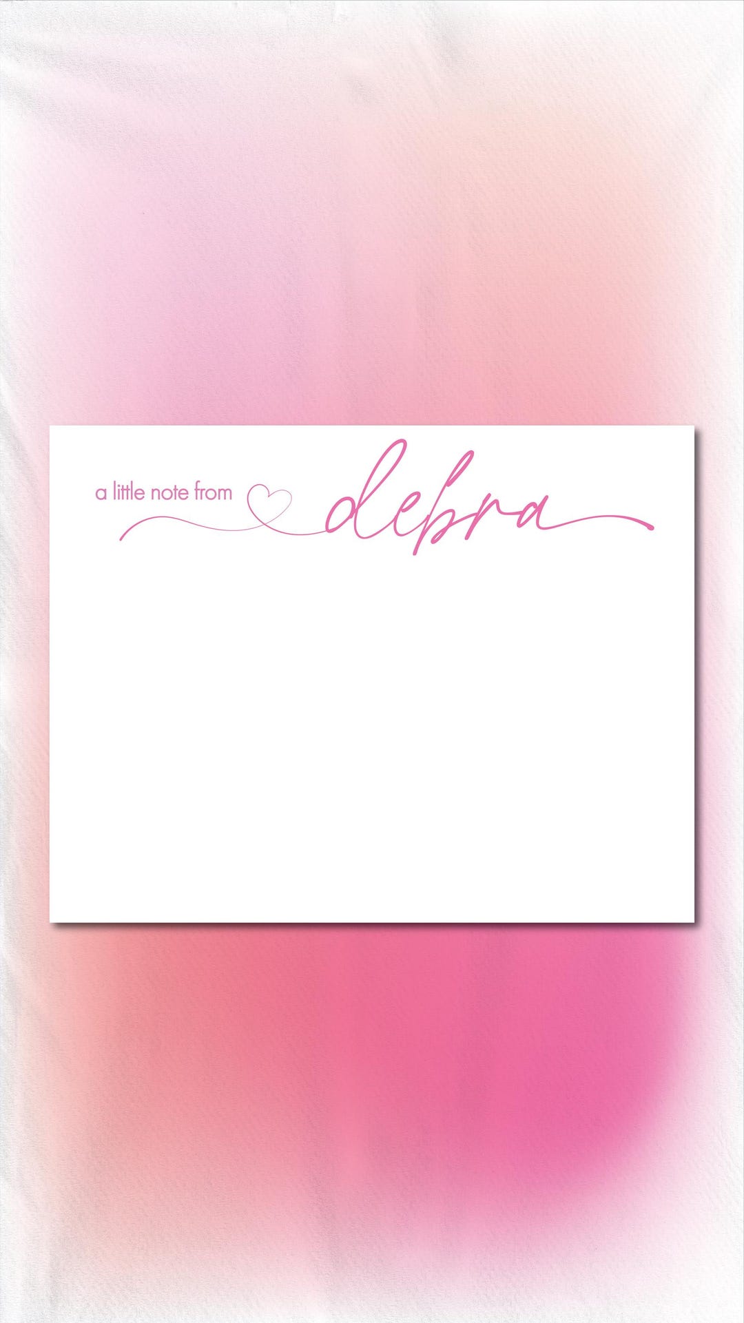 Custom Stationery Notepad, Personalized Note Cards - Etsy