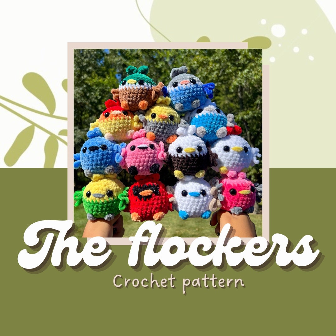 The Flockers - No-sew Crochet Pattern - Etsy