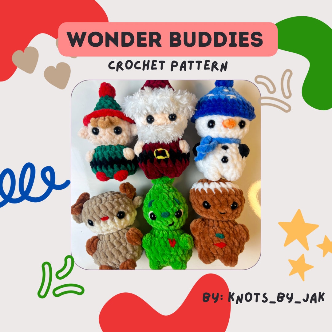 Wonder Buddies - NO-SEW Crochet Pattern - Etsy
