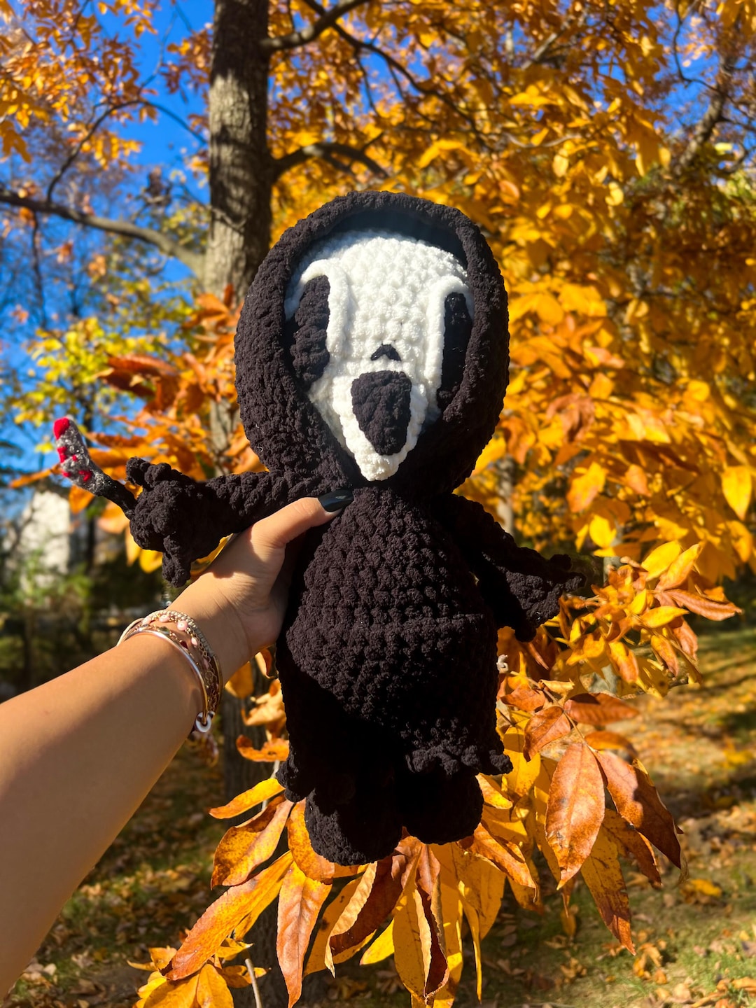 Ghostface / Scream - Crochet Amigurumi - READY TO SHIP! - Etsy