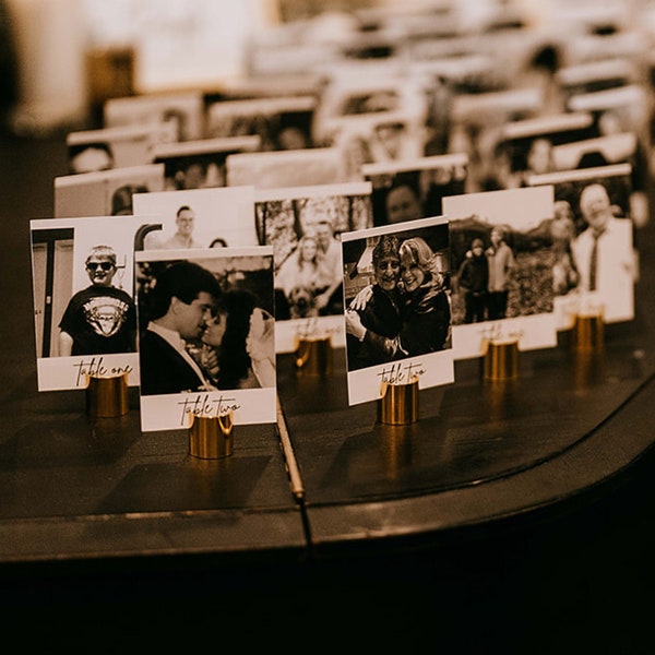 Wedding Table Numbers Polaroid - Etsy