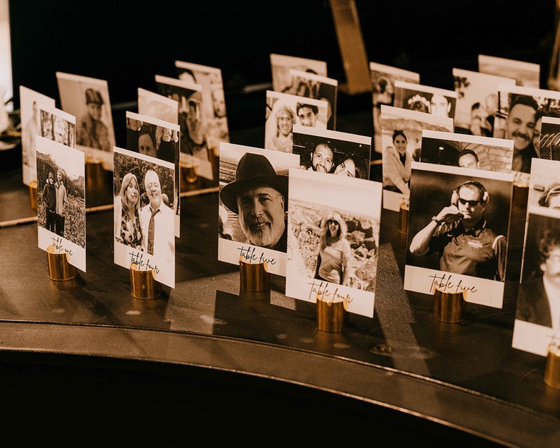 Canva Template - Photo Seating Chart for Wedding / Drag N' Drop / Two ...