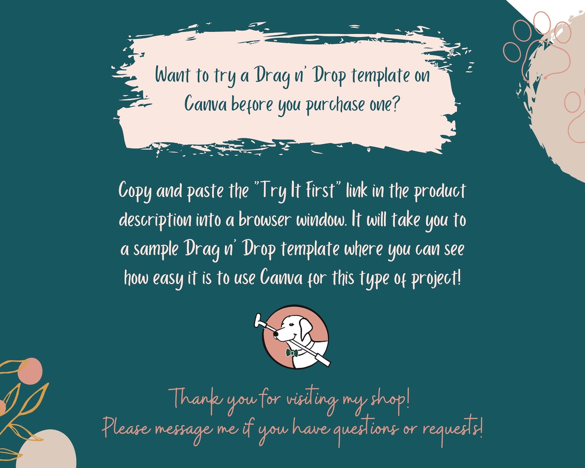 Canva Template - Photo Seating Chart for Wedding / Drag N' Drop / Two ...