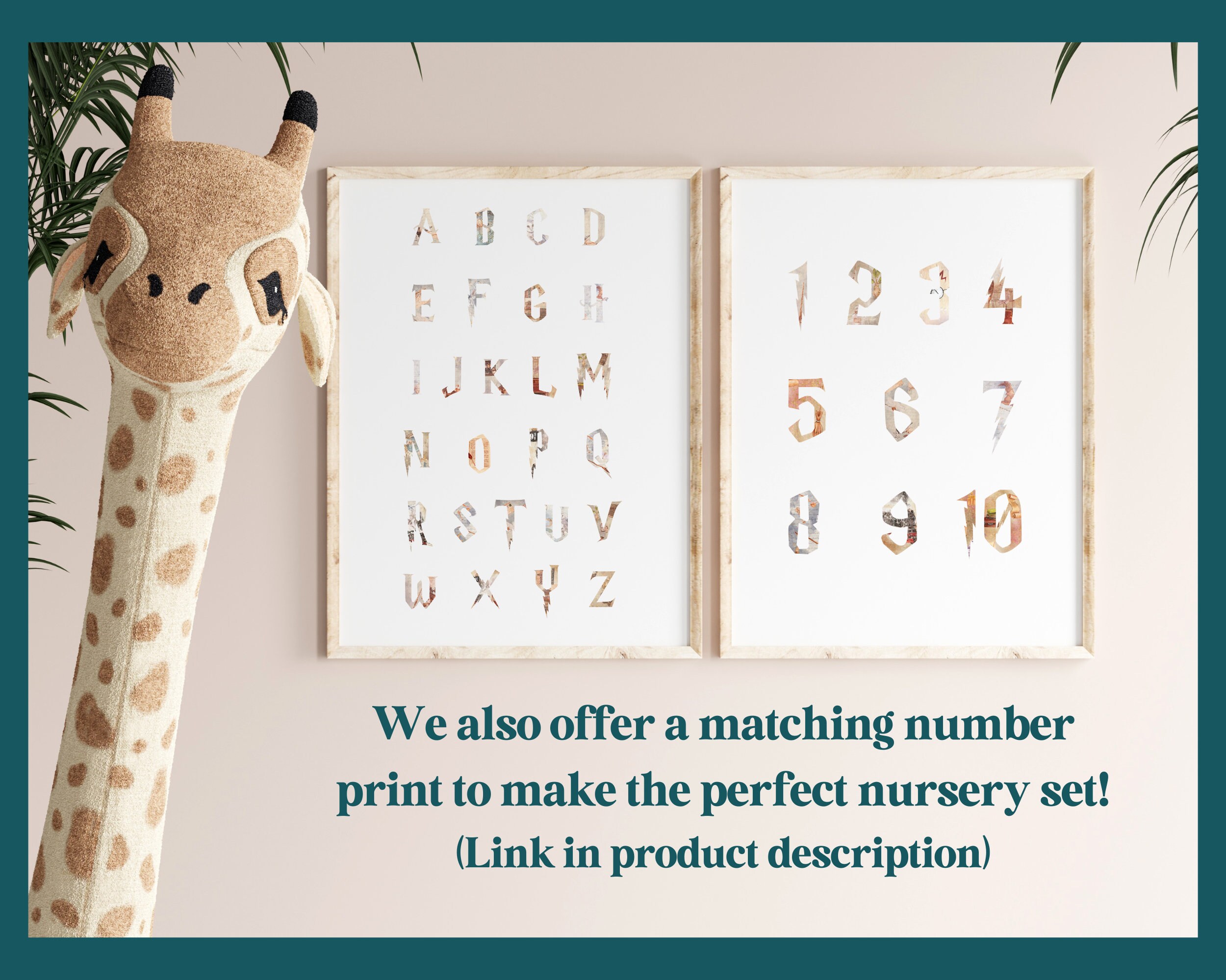 Wizard School Nursery Alphabet / Minimalist Subtle Design / Magic World ...