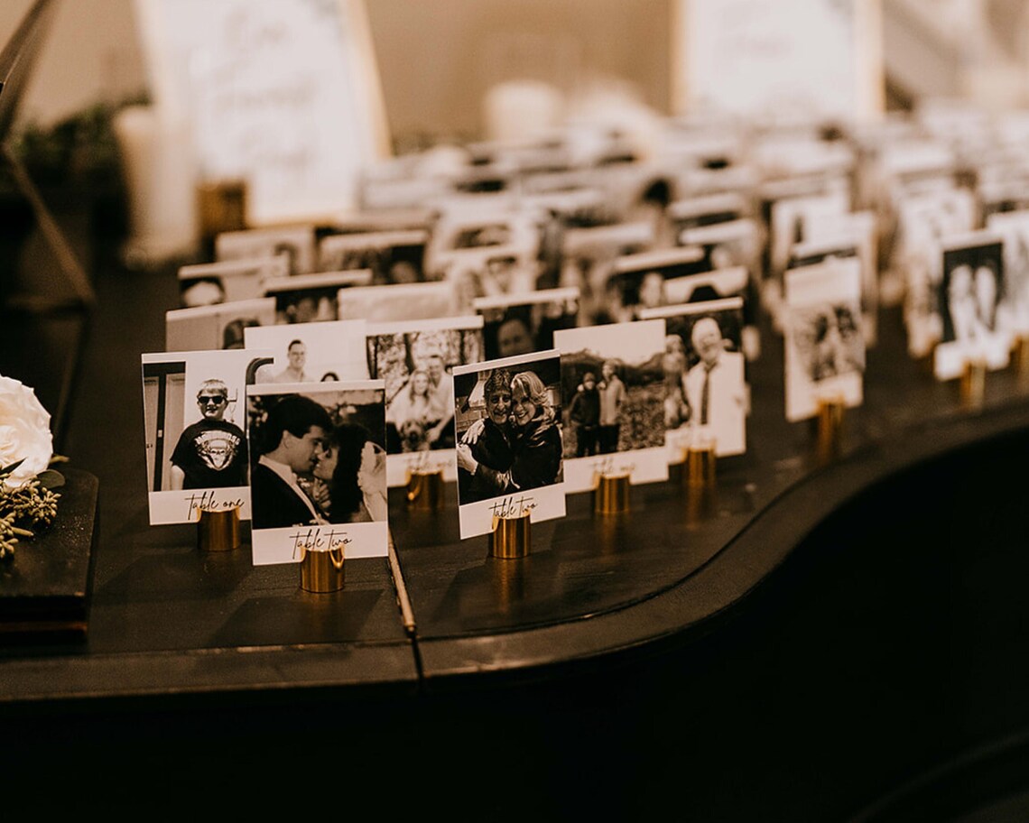 Canva Template - Photo Seating Chart for Wedding / Drag N' Drop / Two ...