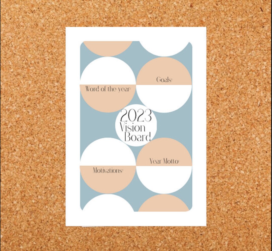 2023 Vision Board - Etsy