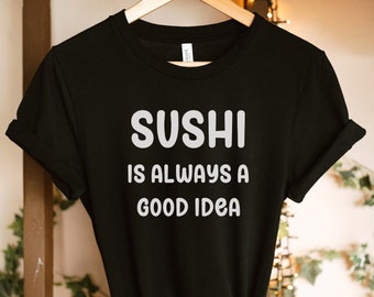 Sushi Icon Shirt, Sushi Lover T-shirt, Cute Sushi Icon T-shirt, Sushi ...