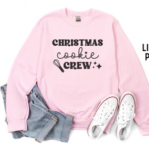 Christmas Baking Team Sweaters, Christmas Cookie Crew Sweatshirts ...