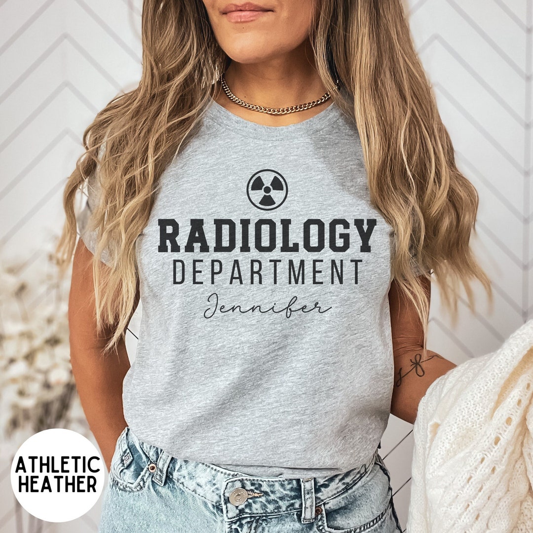 Radiology Shirt, Personalized Radiology Department Shirt, Custom ...