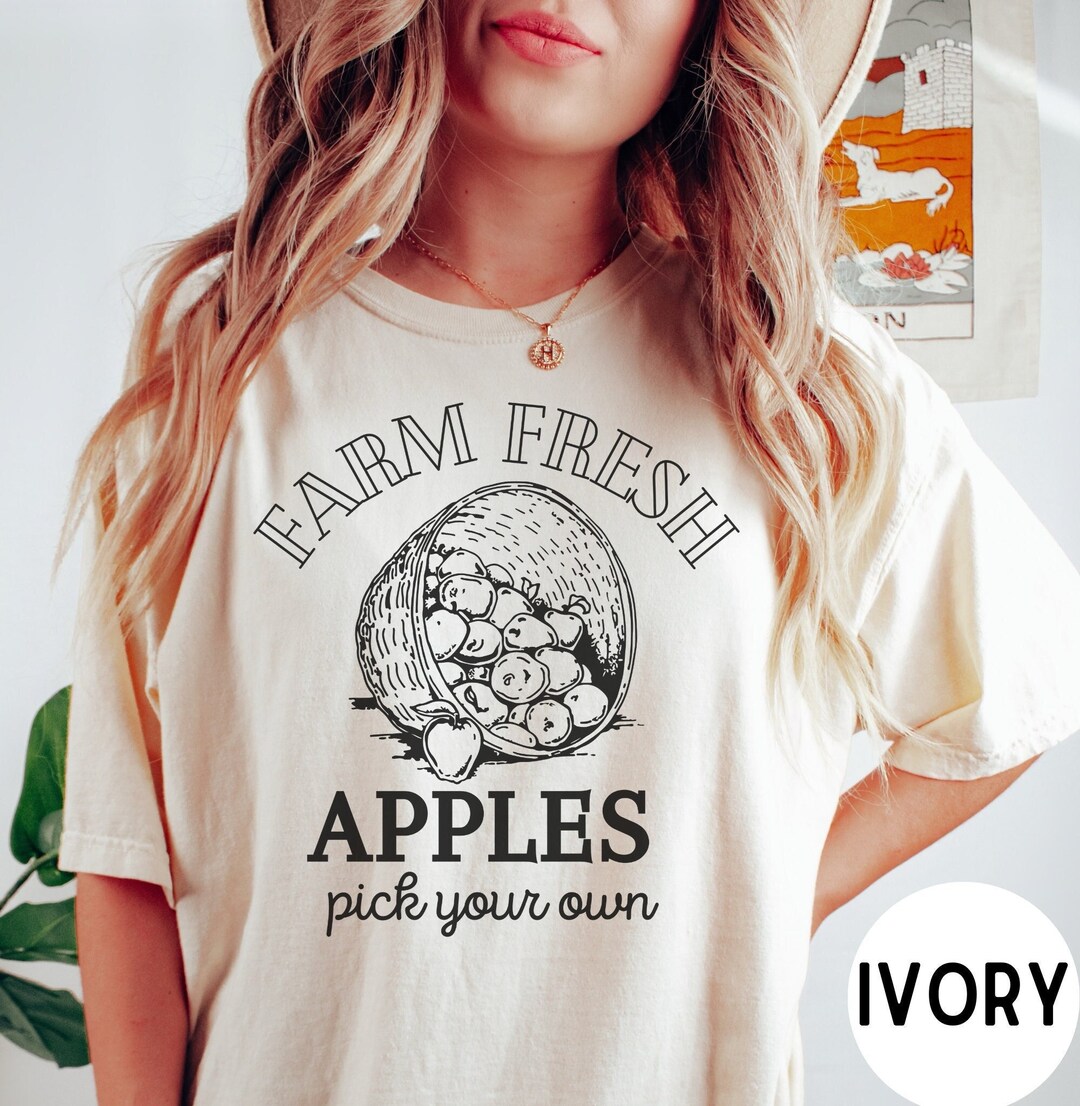 Apples Shirt, Farm Fresh Apples Shirt, Apple Farm Shirt, Apple Orchard ...