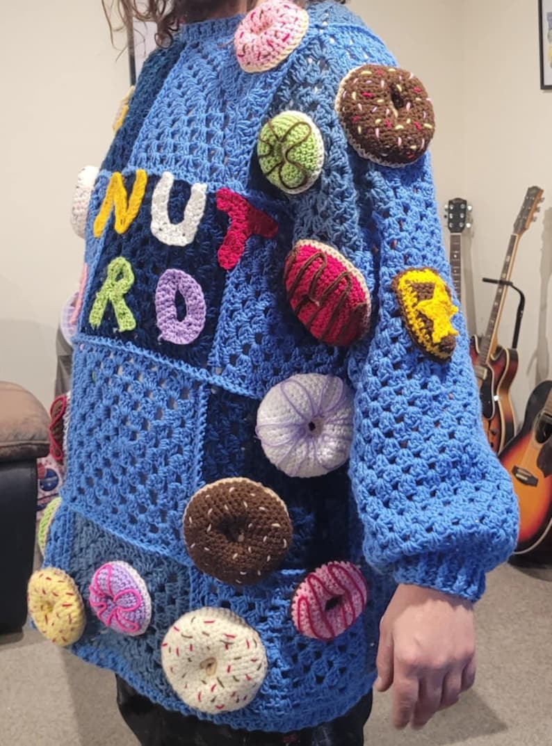 Donut Lord Sweater Pattern - Etsy