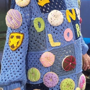 Donut Lord Sweater Pattern - Etsy