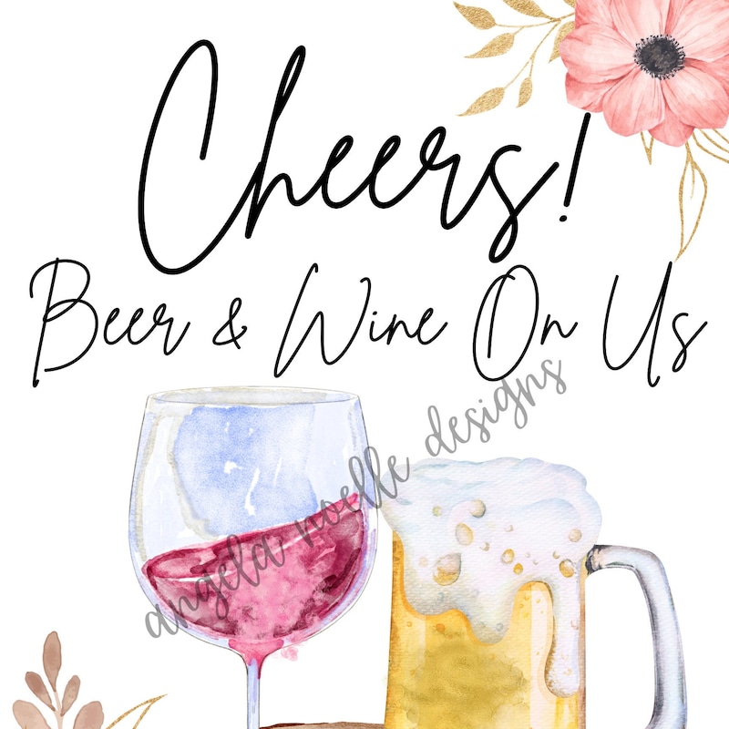 Beer and Wine Sign - Etsy