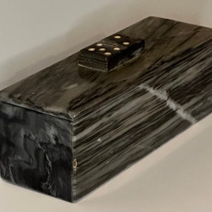 Rare and Special Mid Century Complete Marble Domino Set - Etsy