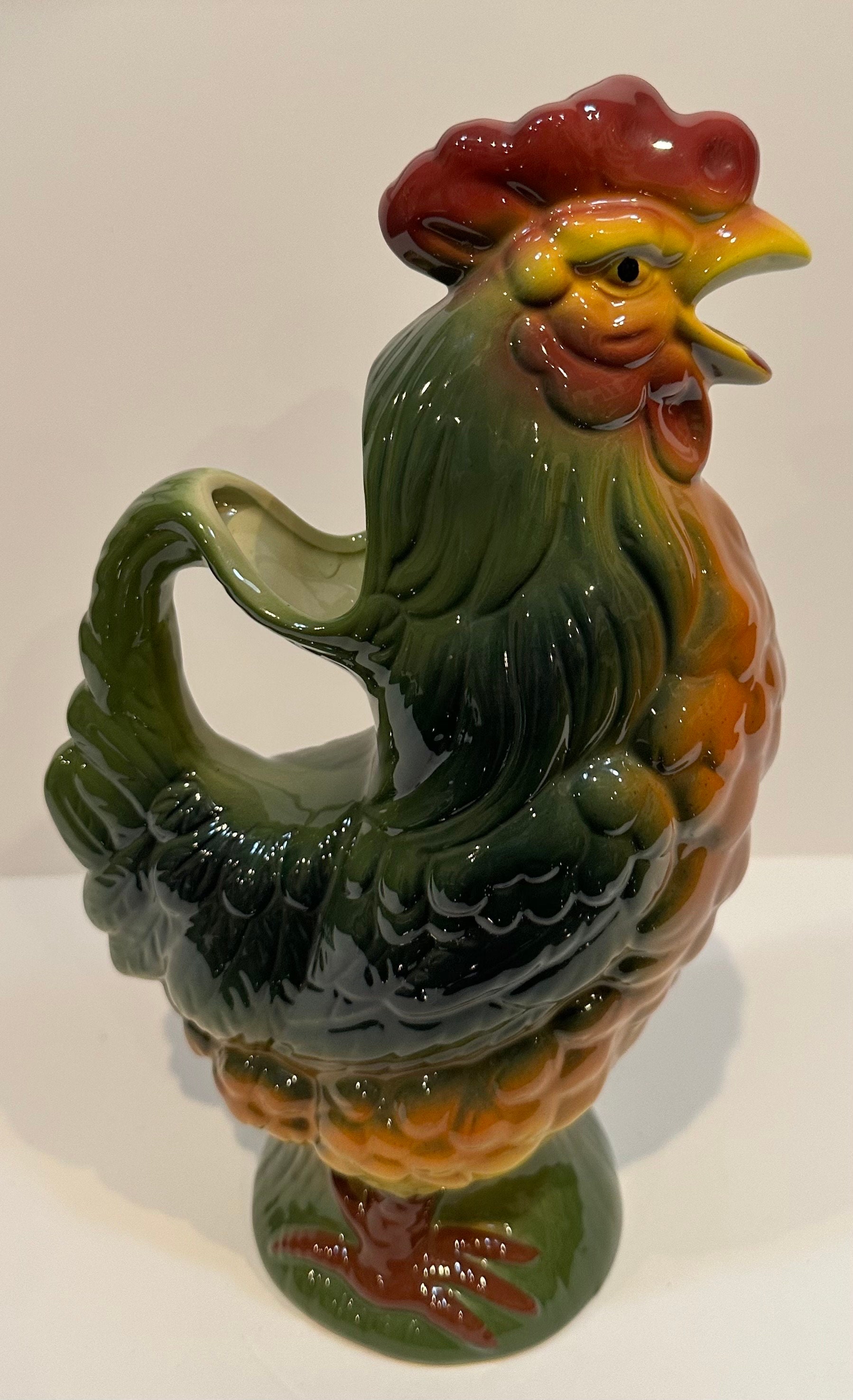 Vintage 1940s / 50s ST Clement Gallic Rooster Pitcher - Etsy