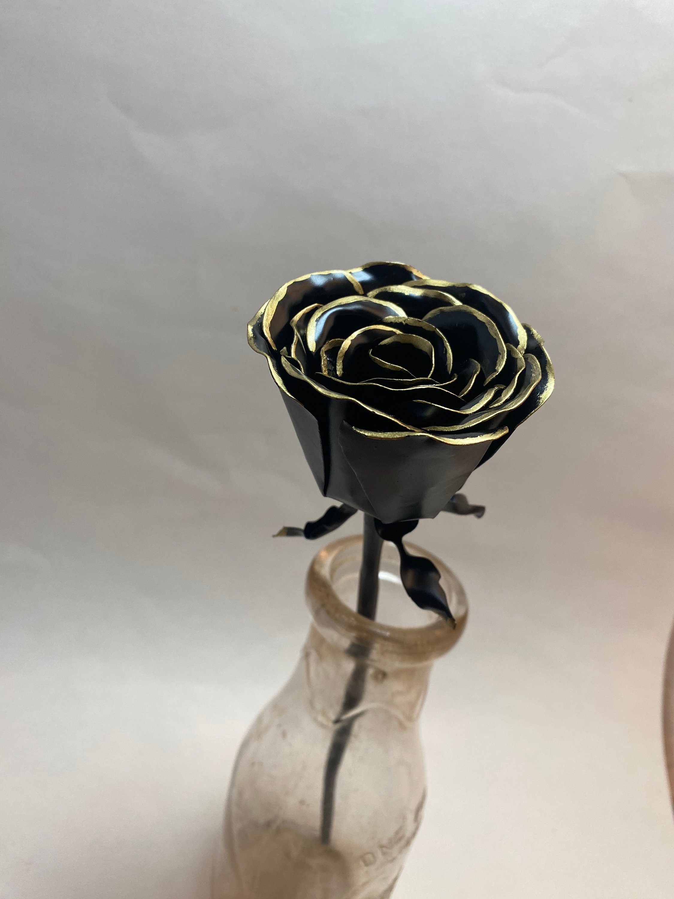 Handmade Sheet Metal Rose - Etsy