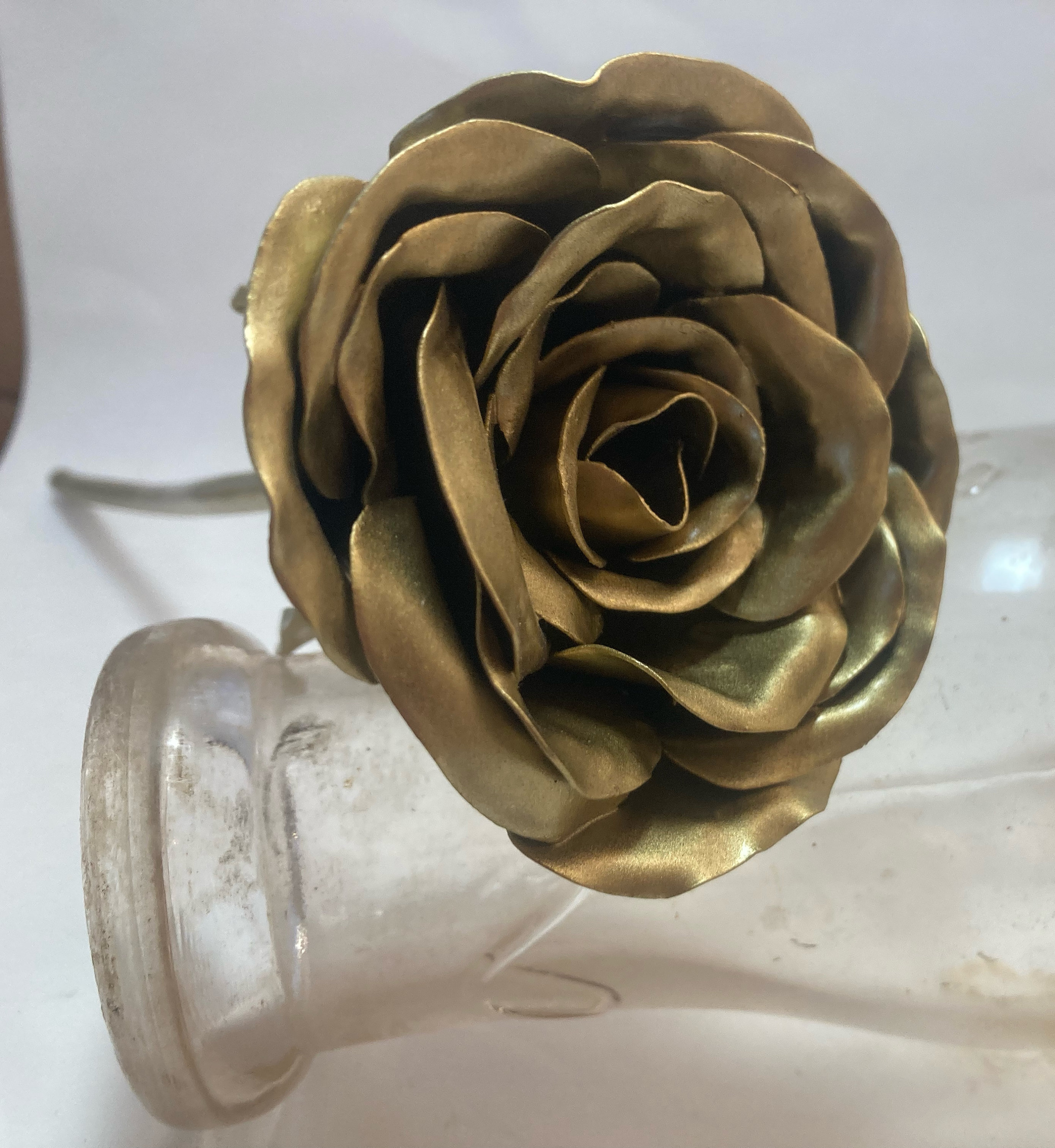 Handmade Sheet Metal Rose - Etsy