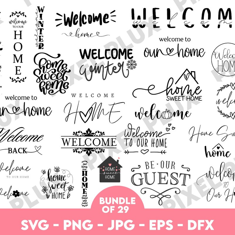 Welcome Svg - Etsy