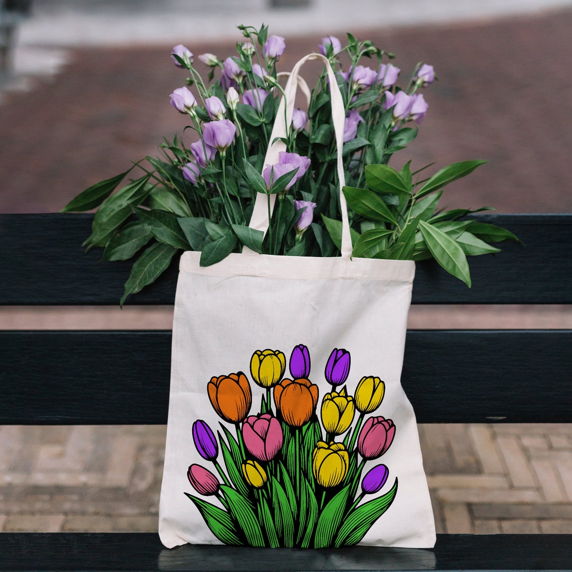 Tulip Svg, Spring Flower Svg, Spring Floral Svg, Flower Bouquet Svg ...