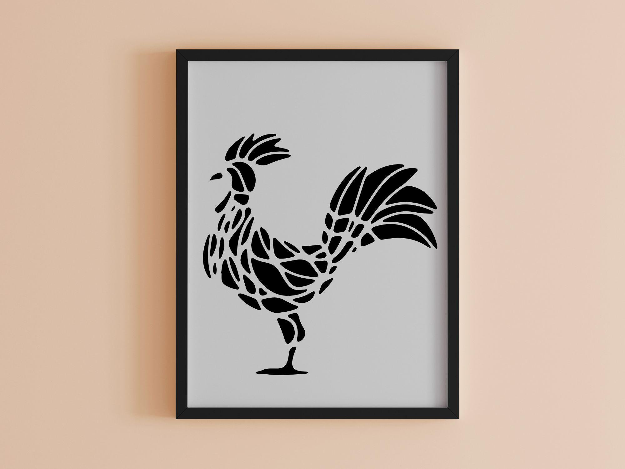Rooster SVG Bundle, Rooster Dxf, Rooster Png, Rooster Eps,rooster ...