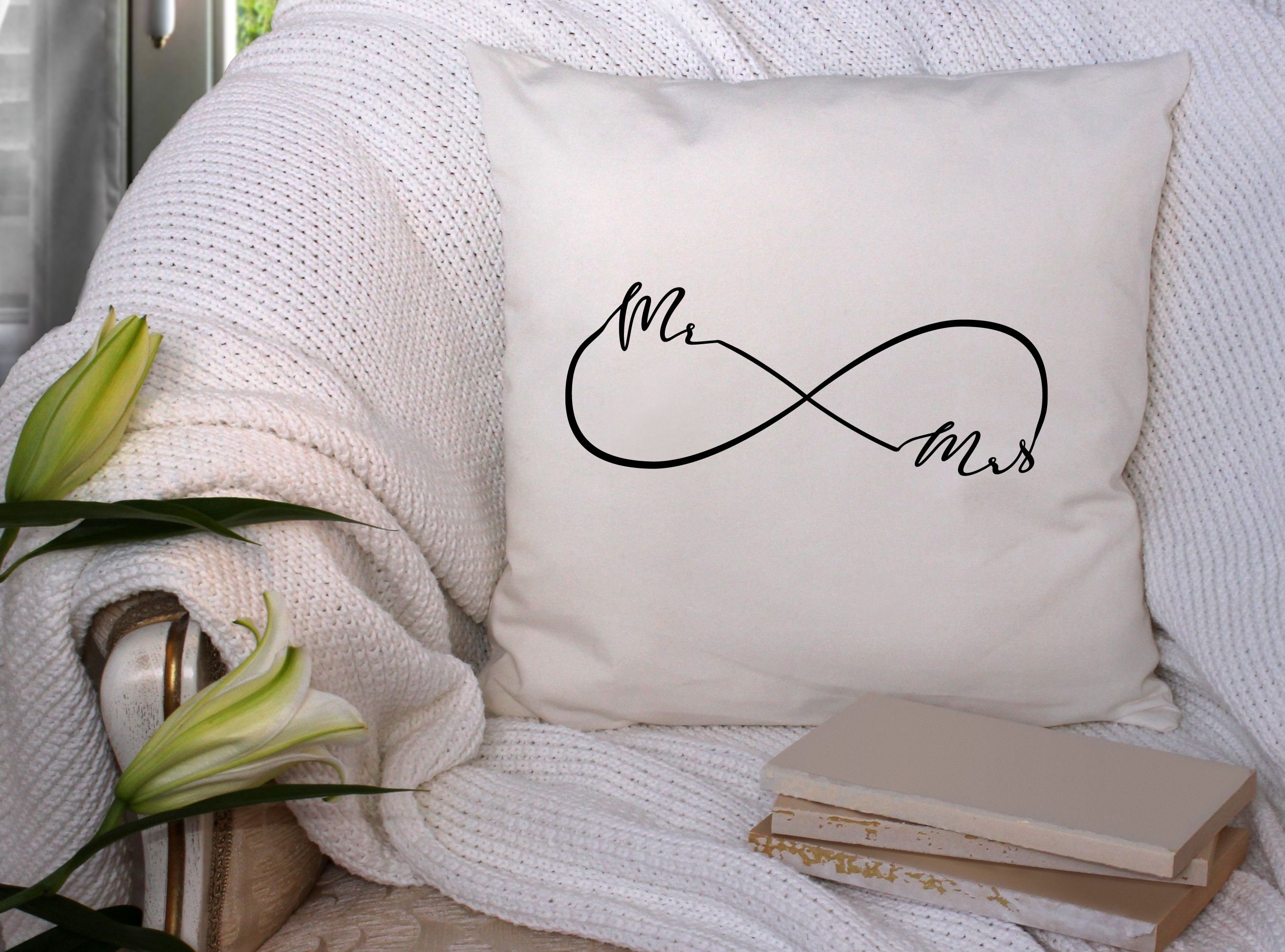 Romantic Mr and Mrs Svg Blessed Wedding Svg Beautiful Marriage Svg Mr ...