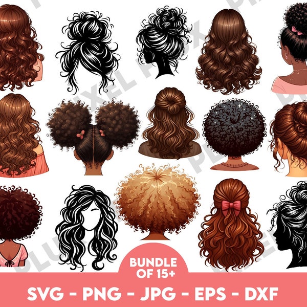 Natural Hair Svg - Etsy