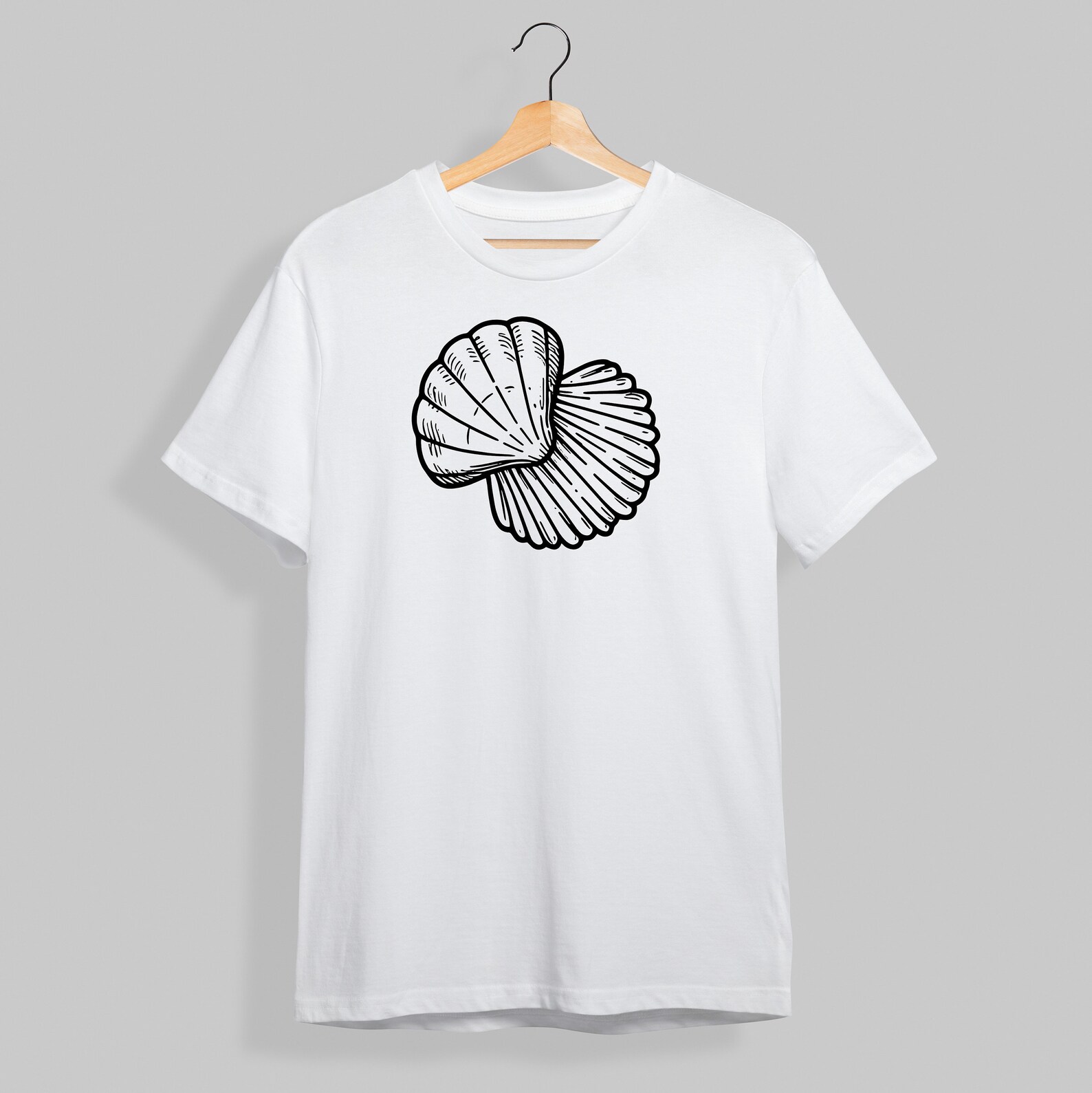 Seashell Svg Bundle Shells Clipart, Seashell Silhouette Svg File for ...